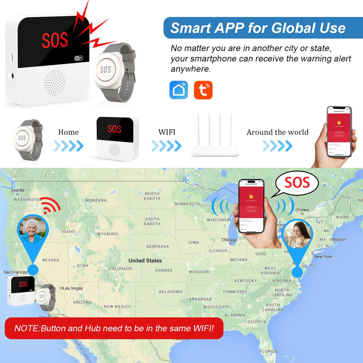 How This WiFi App Caregiver Pager Works – CallToU
