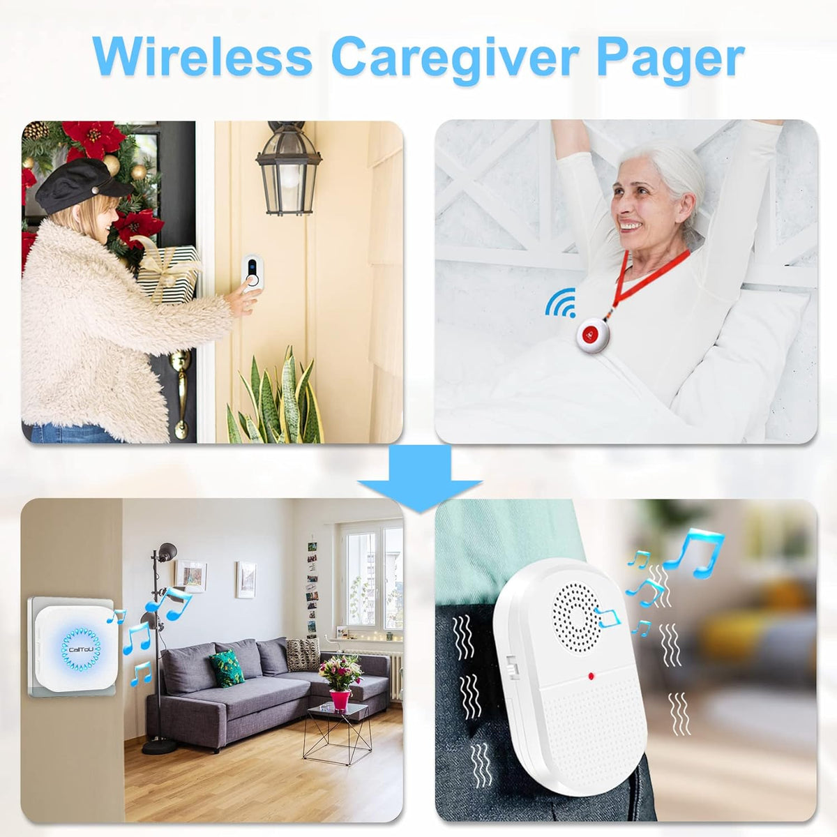 Reliable Wireless Pager System: Portable, Waterproof, and Easy to Use ...