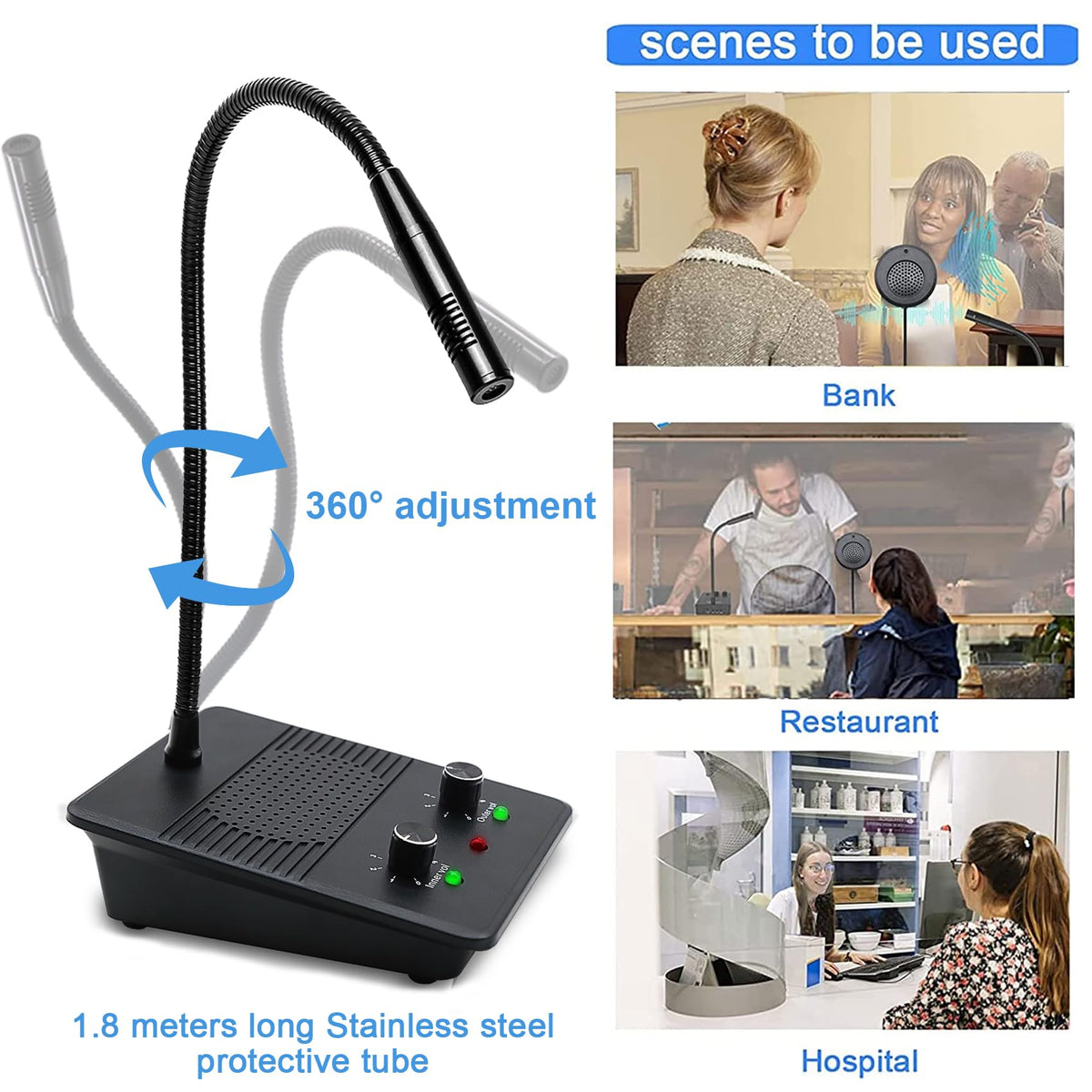 CallTou Window Speaker Intercom System – Clear Dual-Way Communication ...