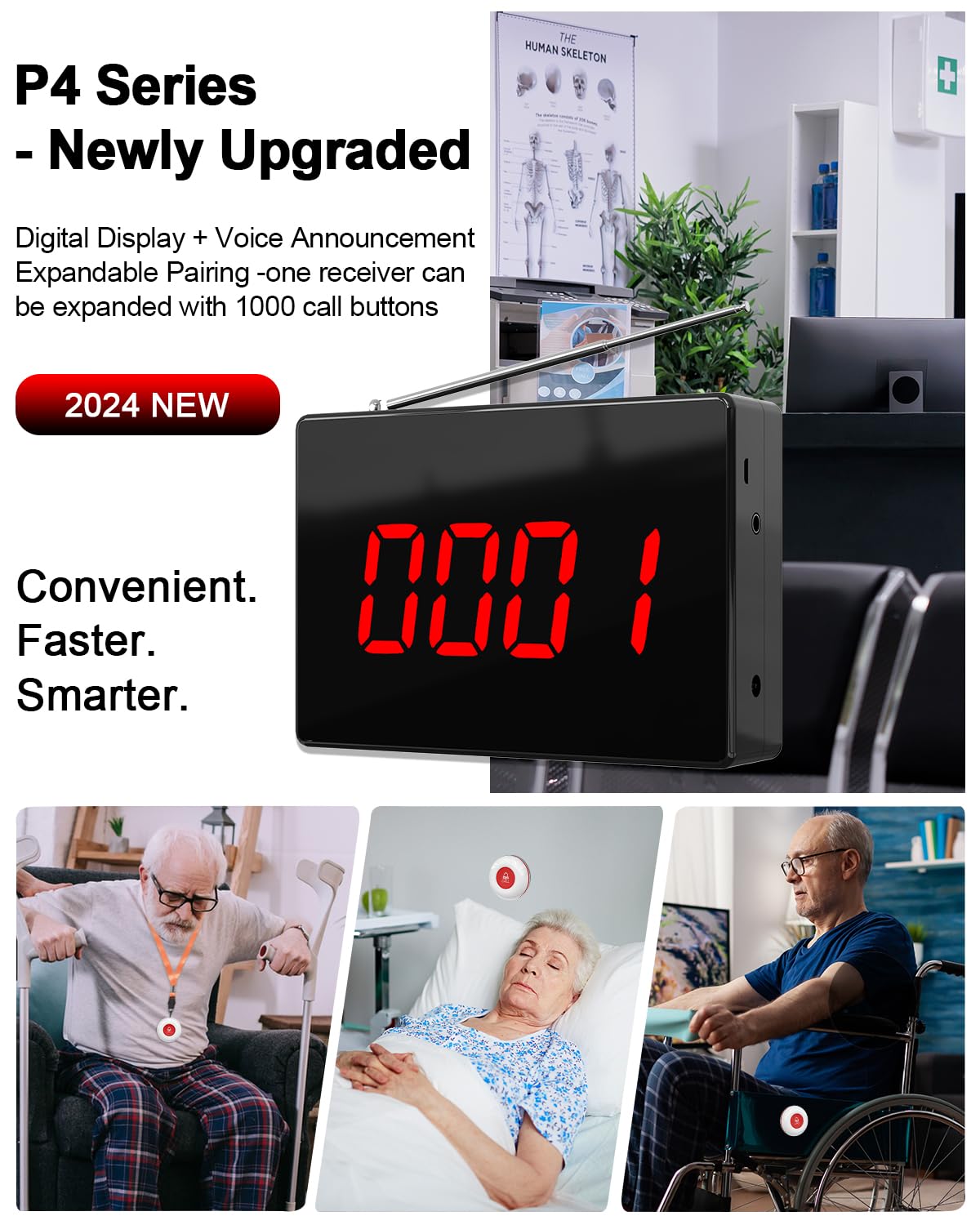 CallToU Wireless Calling System Customers Patient Pager Call Light System