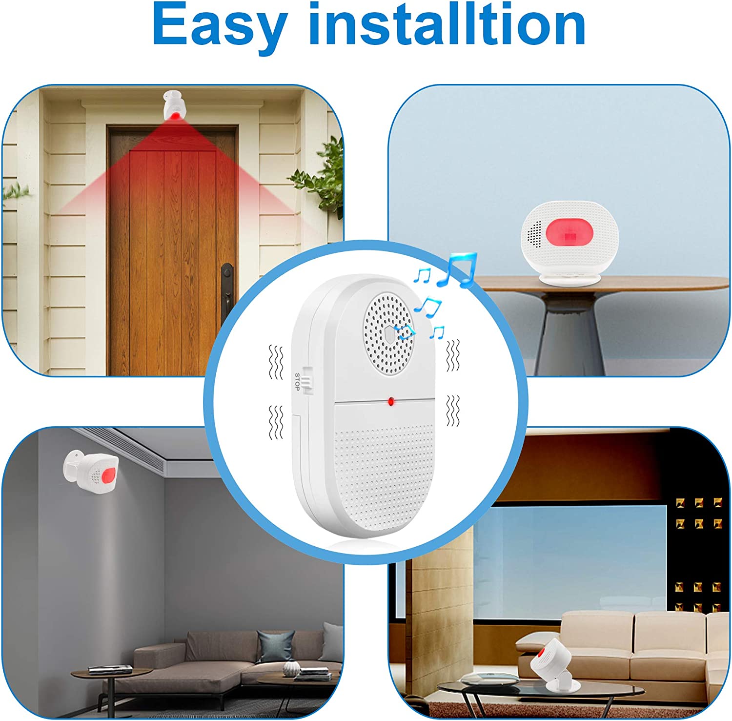 CallToU Alert Room Fall Prevention Bed Sensor Alarm Caregiver Pager ...