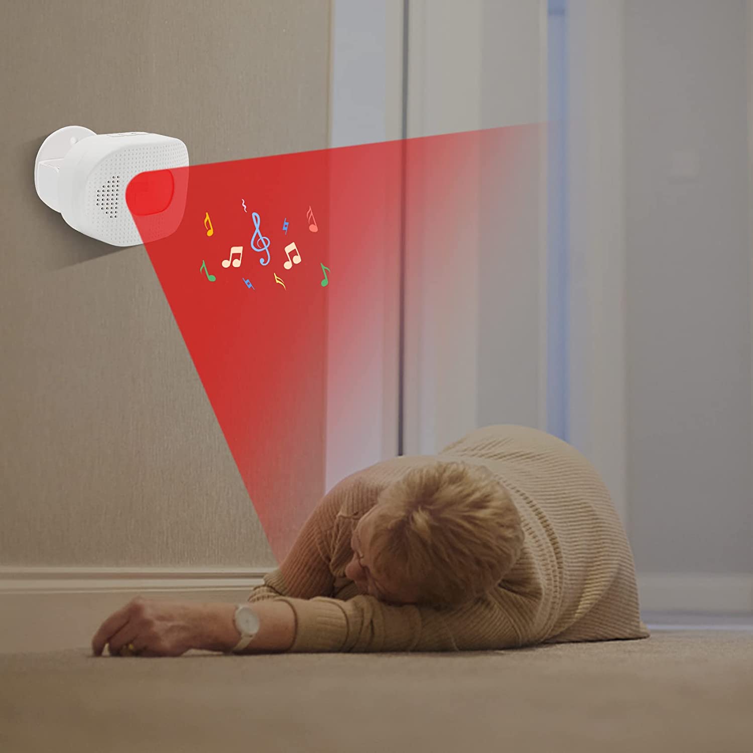 CallToU Caregiver Pager Motion Sensor Alert Bed Sensor Alarm Room