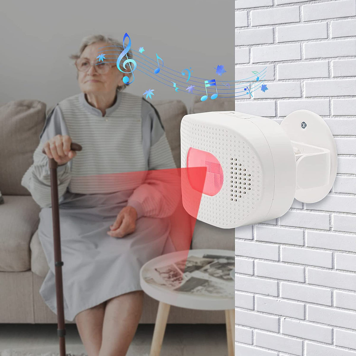 CallToU Caregiver Pager Motion Sensor Alert Bed Sensor Alarm Room
