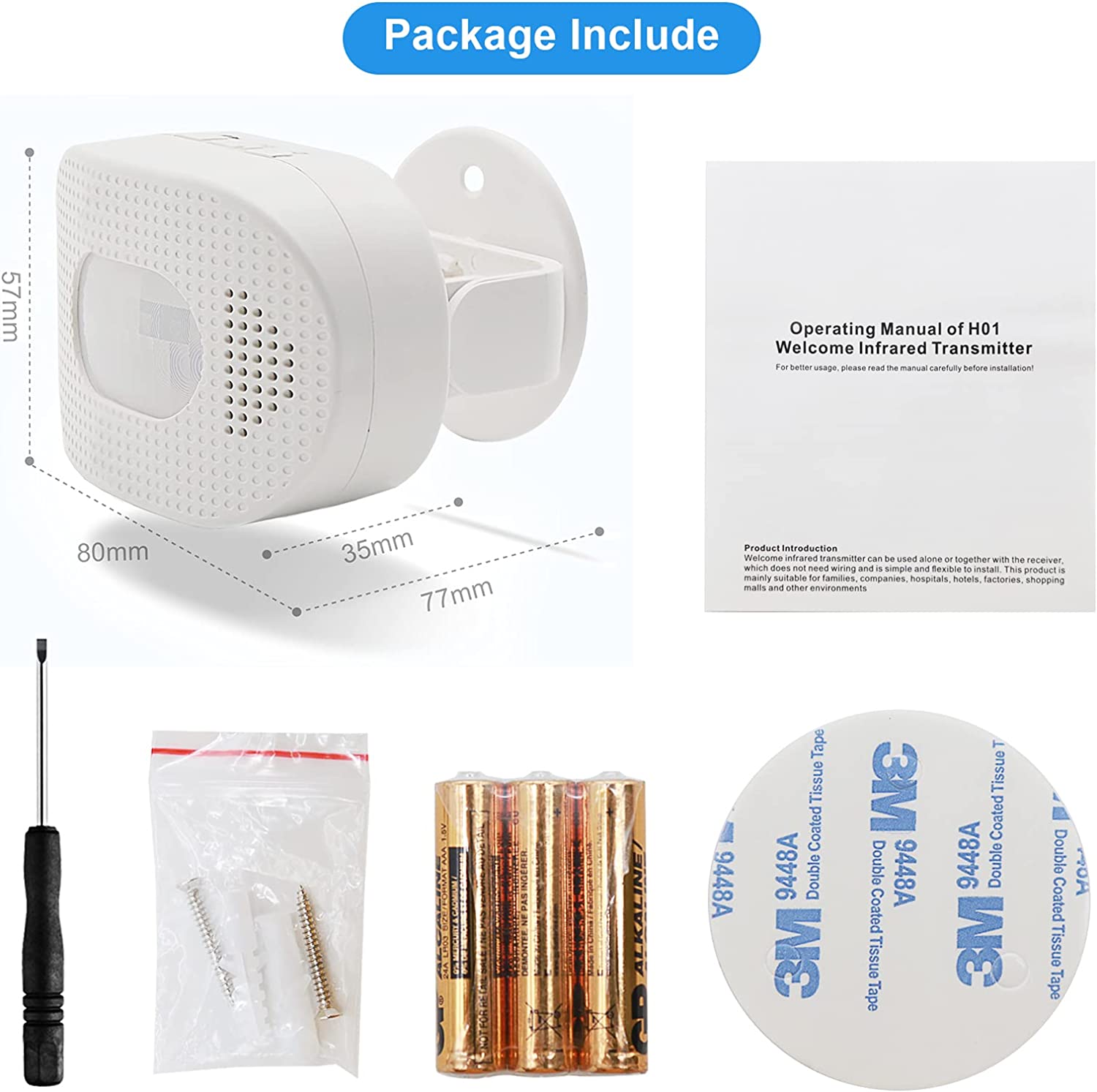 CallToU Caregiver Pager Motion Sensor Alert Bed Sensor Alarm Room